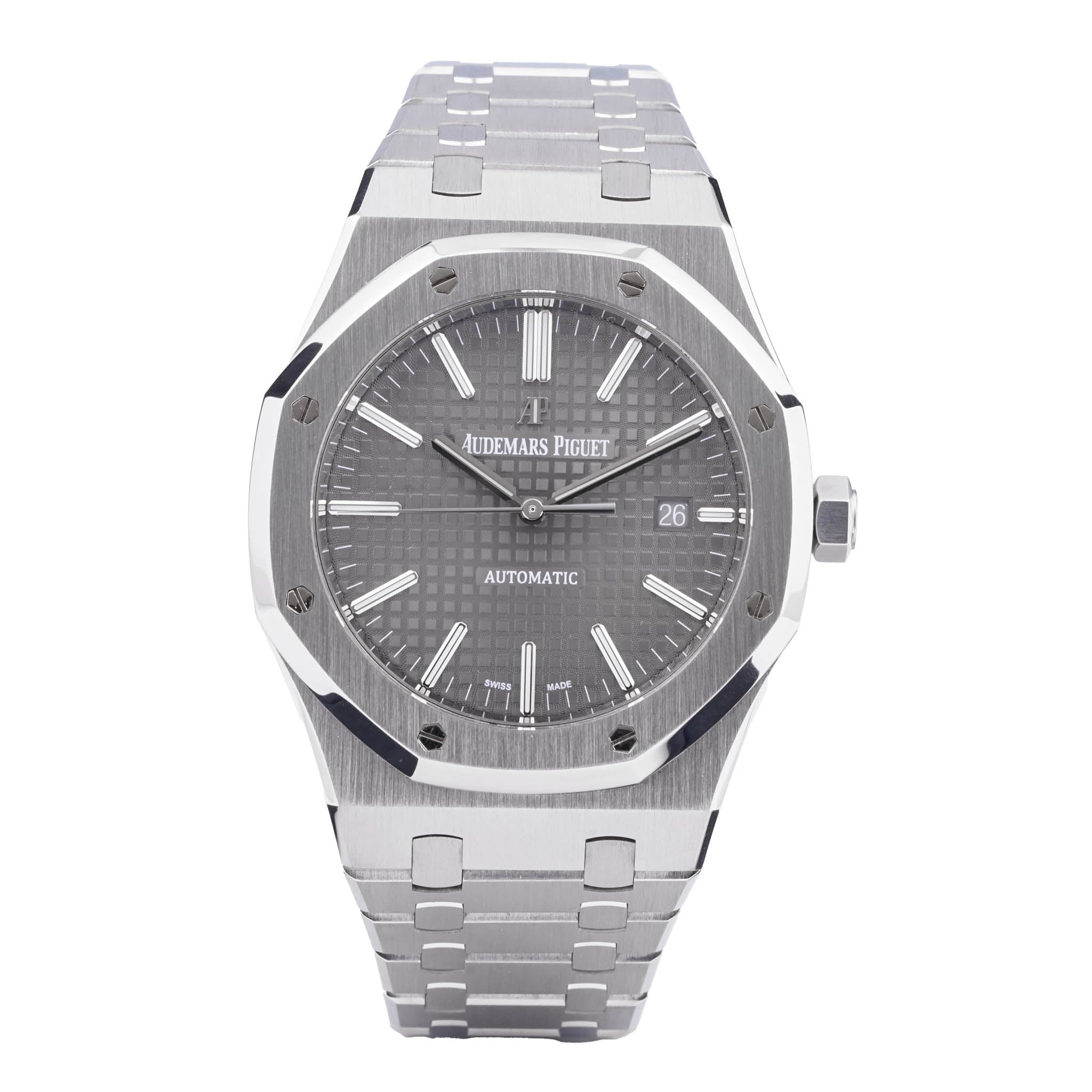Audemars Piguet Royal Oak Grey Dial 41mm 15400ST – Swiss Horology